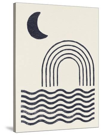 'Simple Block - Crest' Stretched Canvas Print - Kristine Hegre ...