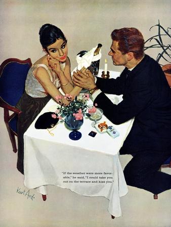 '"In the Dentist's Chair" Saturday Evening Post Cover, October 19, 1957 ...