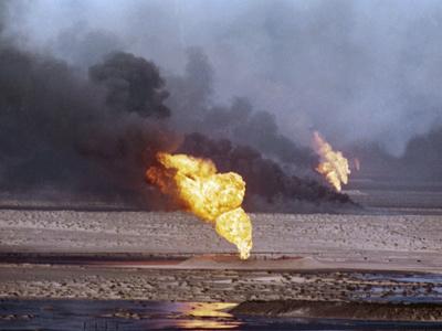 'Kuwait Oil Fire' Photographic Print | AllPosters.com