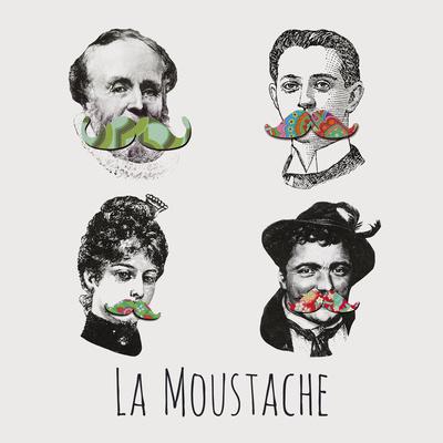 'La Moustache I' Giclee Print - Clara Wells | AllPosters.com