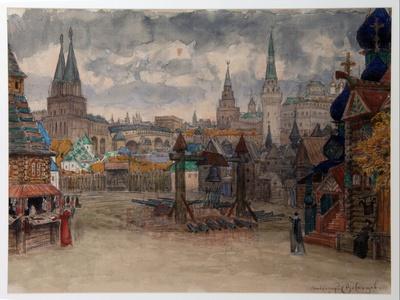 'La Place Des Strelets - Decor Pour L'opera La Khovanchtchina De ...