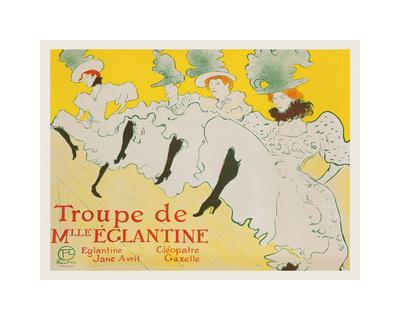 'La Troupe de Mademoiselle Églantine, 1896' Giclee Print - Henri de ...