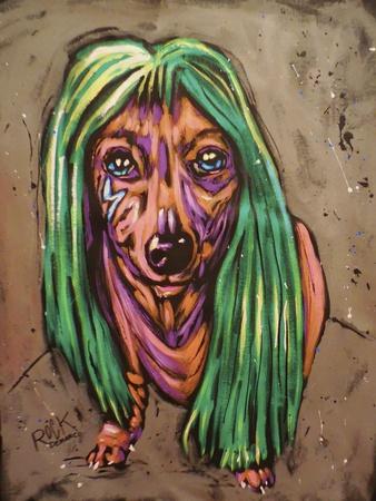 'Lady Bark Bark' Giclee Print - Rock Demarco | AllPosters.com