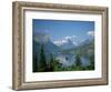 'Lake Below Glaciated Peaks' Photographic Print - Neil Rabinowitz ...