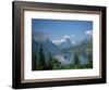 'Lake Below Glaciated Peaks' Photographic Print - Neil Rabinowitz ...