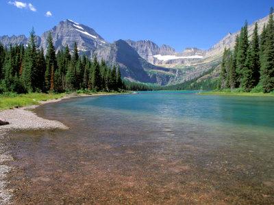 'Lake Josephine with Grinnell Glacier and the Continental Divide ...