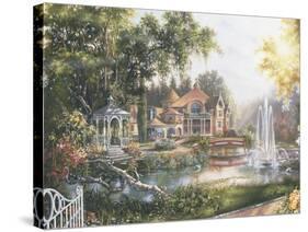 'Lakeside Hideaway' Stretched Canvas Print - Klaus Strubel | AllPosters.com
