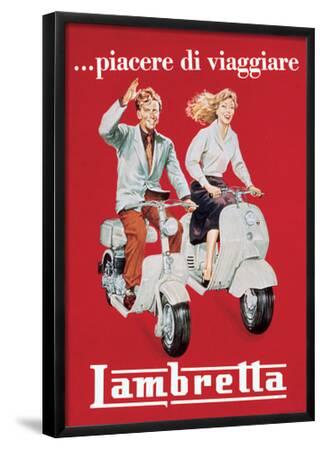 'Lambretta - Vintage Style Italian Poster' Posters | AllPosters.com