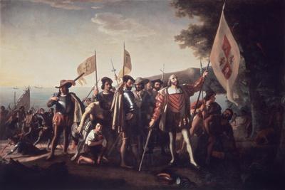 'Landing of Columbus' Giclee Print - John Vanderlyn | AllPosters.com