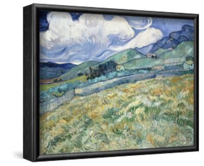 'Landscape from Saint-Remy, 1889' Prints - Vincent van Gogh ...