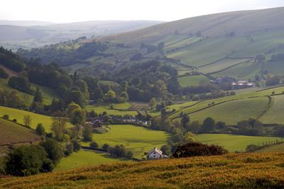 'Landscape in Powys, Wales, United Kingdom, Europe' Photographic Print ...