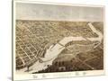 'Appleton, Wisconsin - Panoramic Map' Prints - Lantern Press ...