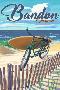'Bandon, Oregon - Bike and Surfboard - Sand Dunes - Lantern Press Artwork' Prints - Lantern ...