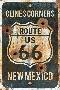 Clines Corner, New Mexico - Route 66 Sign - Lantern Press Artwork Print ...