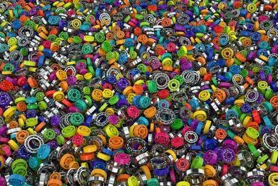 'Collection of Colorful Plastic & Metal Industrial Bearings ...