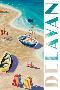 'Delavan, Wisconsin - Vintage Beach Scene - Lantern Press Artwork ...