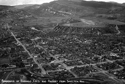'Durango, Colorado - Aerial View from Smelter Hill of Town and Airport ...