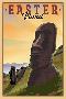 'Easter Island - Lithograph - Lantern Press Artwork' Prints - Lantern ...