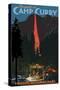 'Firefall and Camp Curry - Yosemite National Park, California' Posters ...