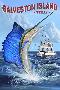 Galveston Island, Texas - Sailfish Deep Sea Fishing - Lantern Press ...