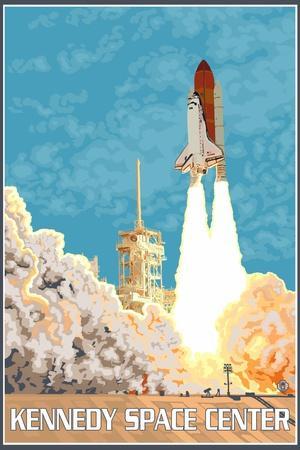 Space Shuttle Cockpit Poster