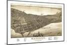 'Madison, Wisconsin - Panoramic Map No. 2' Prints - Lantern Press ...
