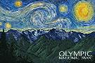 'Olympic National Park, Washington - Starry Night National Park Series ...