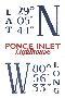Ponce Inlet Lighthouse, Florida - Latitude & Longitude - Lantern Press ...