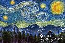 'Rocky Mountains, Colorado - Starry Night - Lantern Press Artwork ...