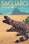Saguaro National Park, Arizona - Gila Monster - Lithograph - Lantern ...