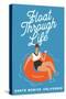 'Santa Monica, California - Float Through Life - Lady on Inner Tube ...