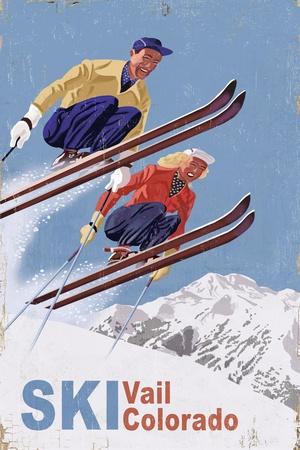 ski poster art
