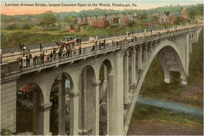 'Larimer Bridge, Pittsburgh, Pennsylvania' Print | AllPosters.com