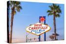 Las Vegas, Nevada, USA at the back of the Welcome to Las Vegas Sign ...