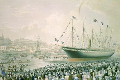 '"Launch of the Great Britain Steam Ship at Bristol, July 9th 1843", C ...
