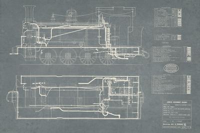 'Layout for Tank Engines II' Giclee Print - The Vintage Collection ...