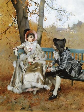 'Le Rendez-Vous by Emile Auguste Pinchart' Giclee Print - Emile Auguste ...