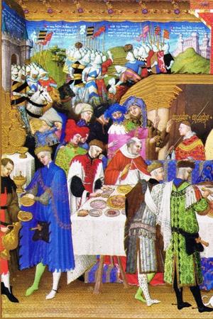 'Le Tres Riches Heures Du Duc De Berry - January' Prints - Paul Herman ...