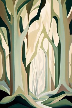 'Green Forest' Posters - Lea Faucher | AllPosters.com