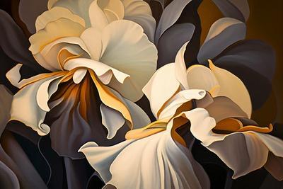 'Iris Flowers' Art - Lea Faucher | AllPosters.com