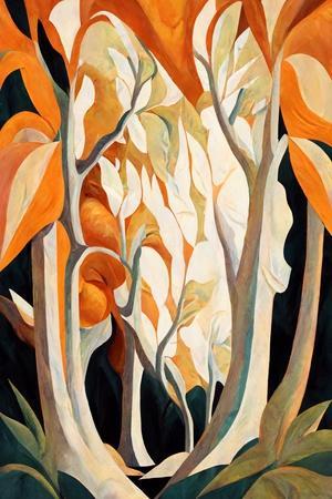 'Orange Tree Forest' Posters - Lea Faucher | AllPosters.com