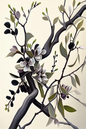 'Plum Branch' Art - Lea Faucher | AllPosters.com