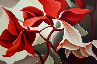 'Red Sandersonia Blossom' Prints - Lea Faucher | AllPosters.com