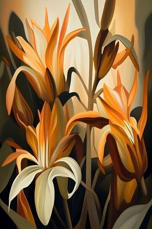 'Tiger Lilies' Posters - Lea Faucher | AllPosters.com
