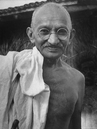 'Leader of India, Mohandas Gandhi' Premium Photographic Print - Wallace ...