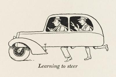 'Learning to Steer' Posters - William Heath Robinson | AllPosters.com
