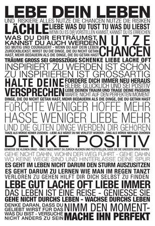 'Lebe Dein Leben - This Is Your Life German' Photo | AllPosters.com