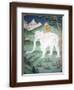 Painting of the Four Harmonious Friends in Buddhism, Elephant, Monkey ...