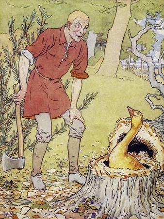 'The Golden Goose Book' Giclee Print - Leonard Leslie Brooke ...