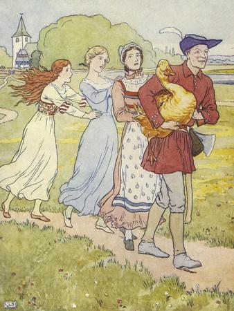 'The Golden Goose Book' Giclee Print - Leonard Leslie Brooke ...